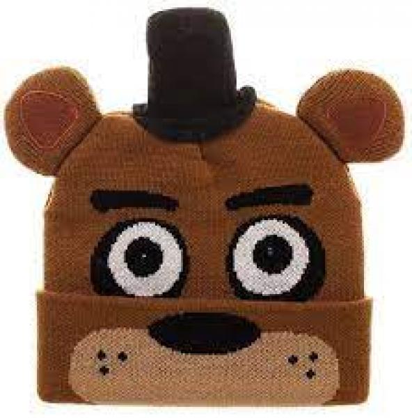 Gamer Hat - Five Nights at Freddys FNAF - Freddy Fazbear - beanie - br ...