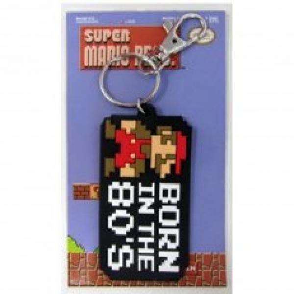 Keychain - Nintendo - NES Super Mario Bros - Born in the 80s - soft PV ...